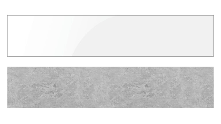 Alumiiniumkomposiitplaat STOLE U2 - Läikiv valge/hele tsement